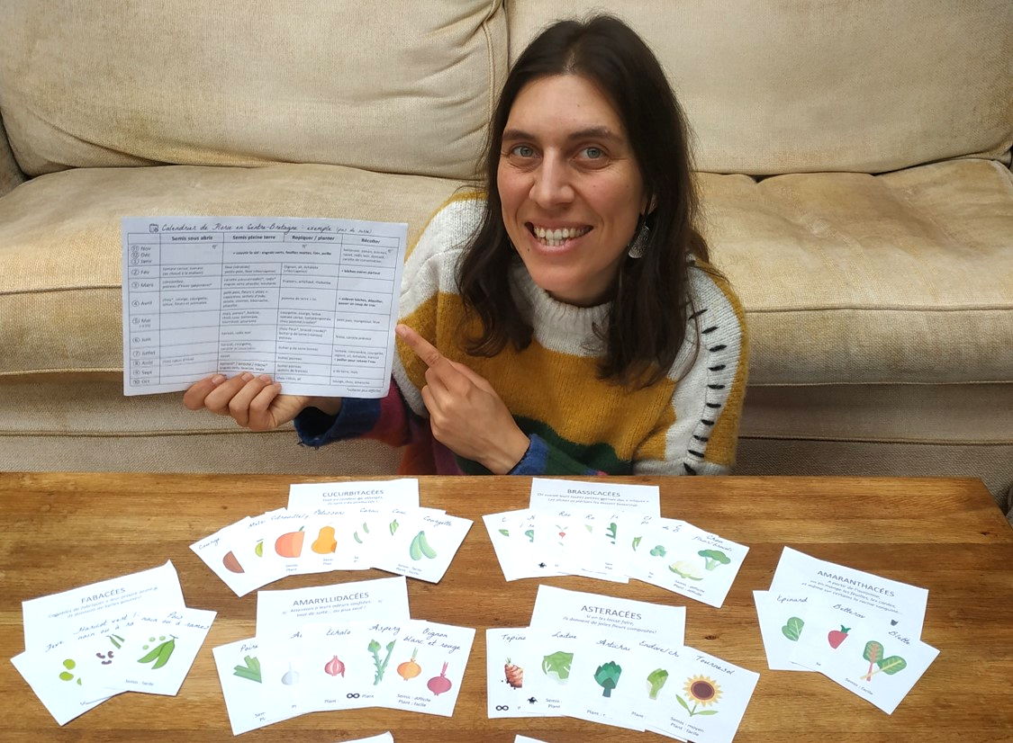 Un jeu/outil pédagogique autour du potager (en permaculture!)